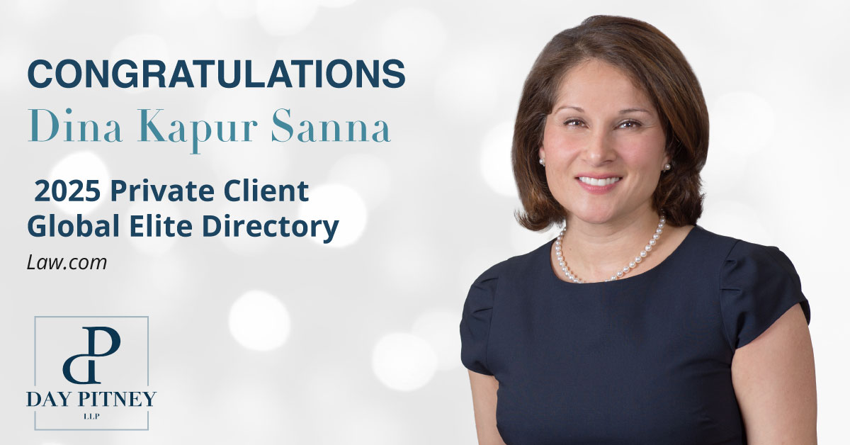 Dina Kapur Sanna Honored in Law.com's 2025 Private Client Global Elite ...