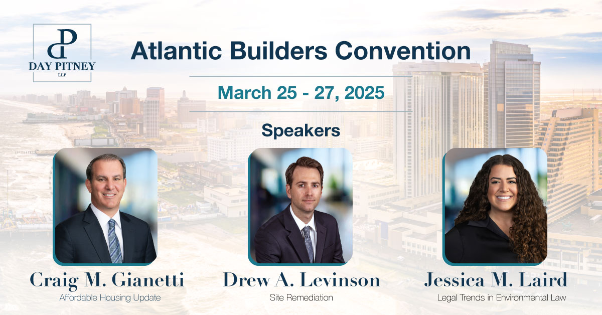 Day Pitney Real Estate and Environmental Attorneys to Speak at the ...