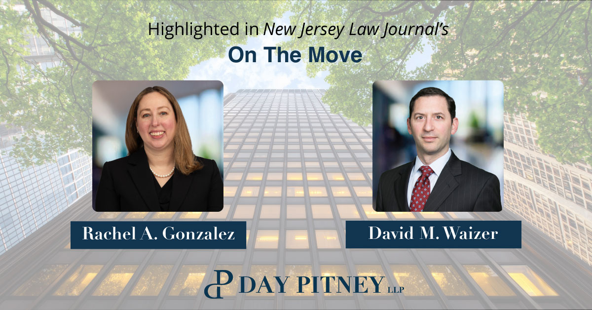 On the Move and After Hours: Day Pitney; Brach Eichler; Frier Levitt ...