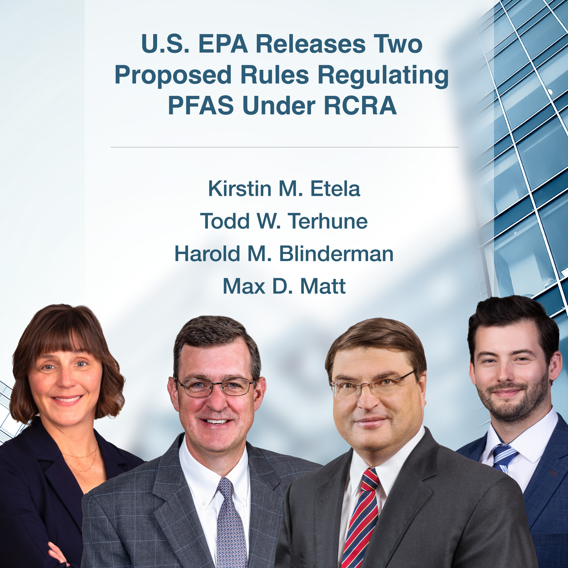U.S. EPA Releases Two Proposed Rules Regulating PFAS Under RCRA | Day ...