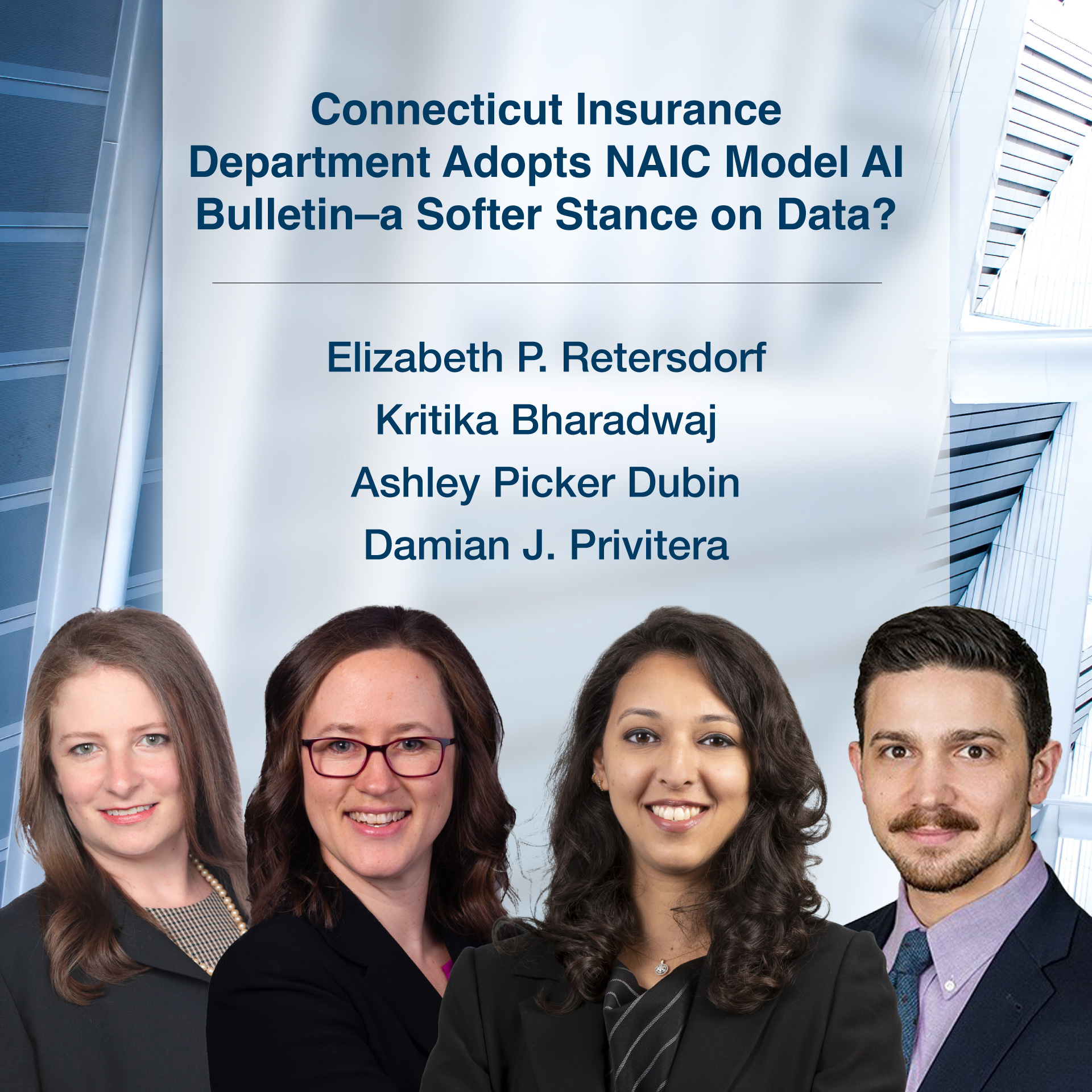 Connecticut Insurance Department Adopts NAIC Model AI Bulletin – a ...
