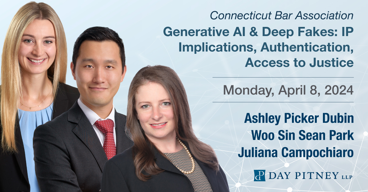 "Generative AI & Deep Fakes: IP Implications, Authentication, Access to ...